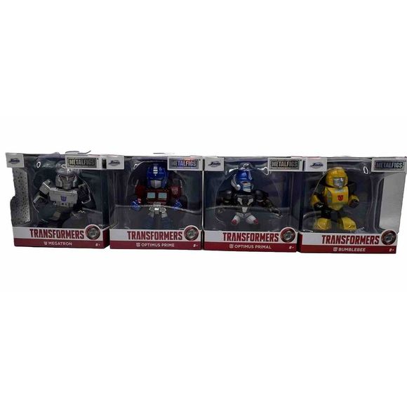 Toys | Jada Metal Figs Transformers Set Of 4 Megatron Optimus Prime ...